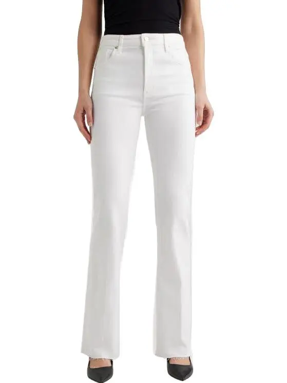 FRAME The Reboot High-waist Bootcut Jeans - White