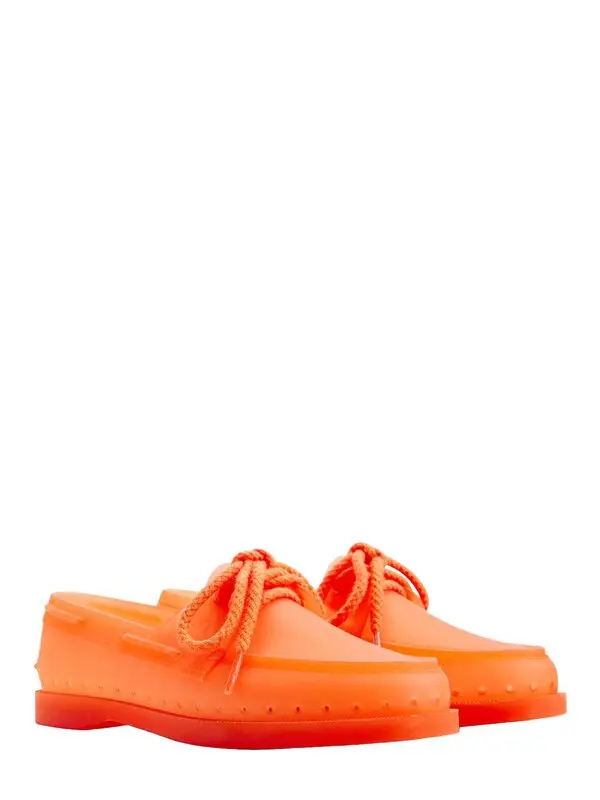 Sperry X Monse Authentic Original™ 2-eye Jelly Boat Shoe - Bright Orange