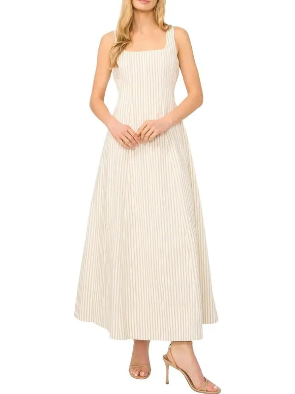 Halogen Sleeveless Maxi Dress - Antique White