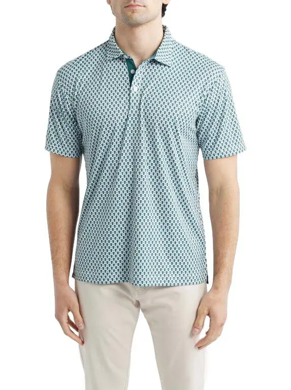 SWANNIES Tradition Performance Golf Polo - Forest