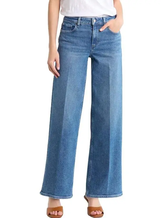 Paige Tatum High-waist Wide-leg Jeans - Saintmartn