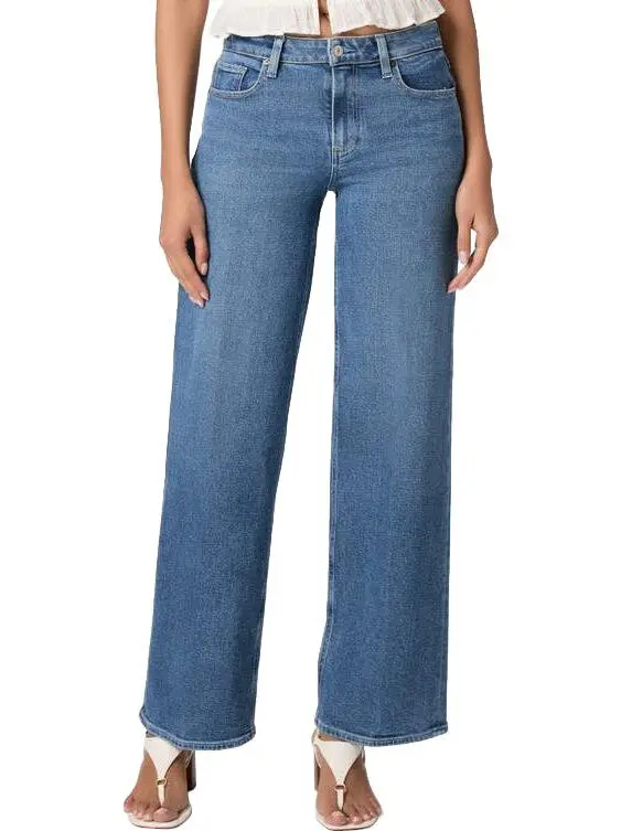 Paige Tatum High-waist Wide-leg Jeans - Saintmartn