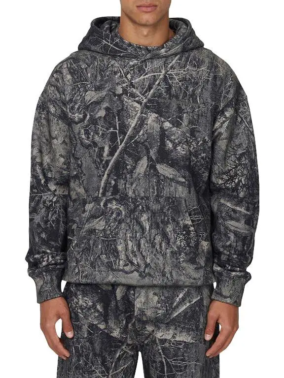 GOOD FOR NOTHING Woodland Blackout Relaxed Hoodie - Camo