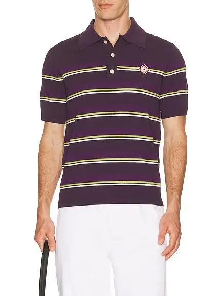 Casablanca Stripe Polo Shirt - Multi