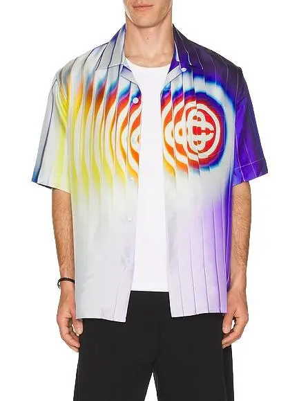 Casablanca Cuban Collar Shirt - Shockwave