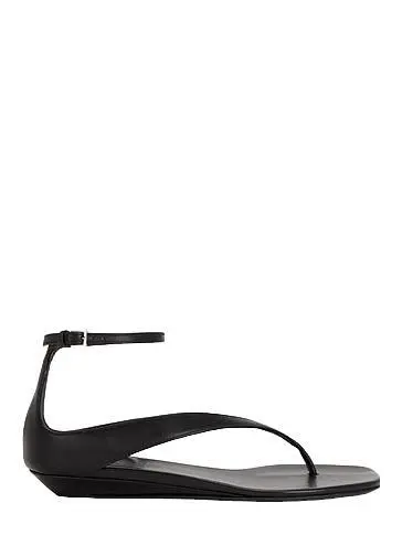 Loulou De Saison Zio Mini Wedge Sandal - Black