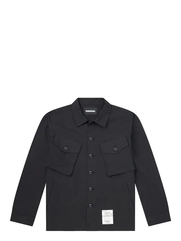 NEIGHBORHOOD Fatigue Cotton Shirt - Black