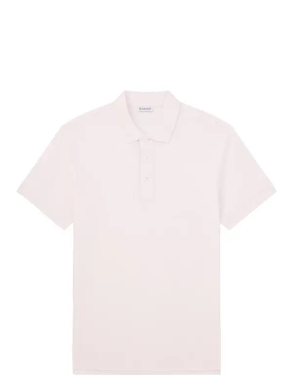 Burberry Eddie Ekd Cotton Polo Shirt - Pink