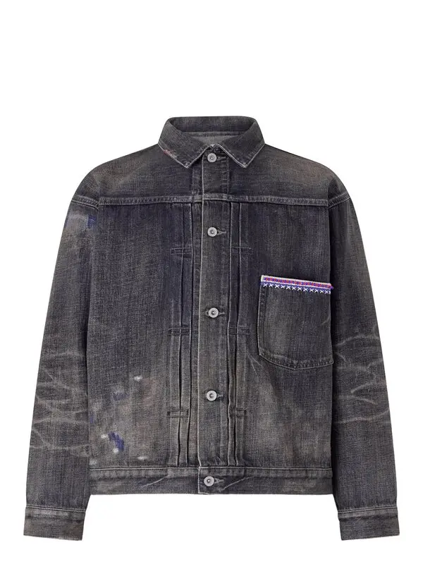 NEIGHBORHOOD Savage Type-1 Denim Jacket - Black