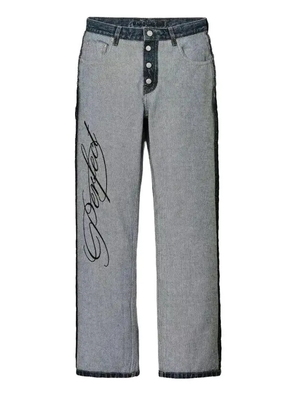 Marc Jacobs Perfect Imperfect Stripe Jeans - Grey