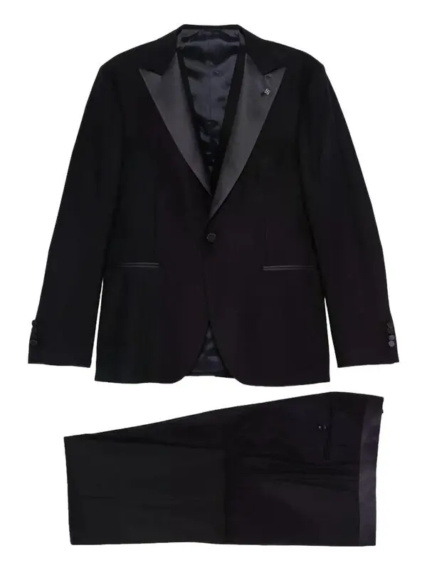 Tagliatore Shawl-lapel Suit - Blue