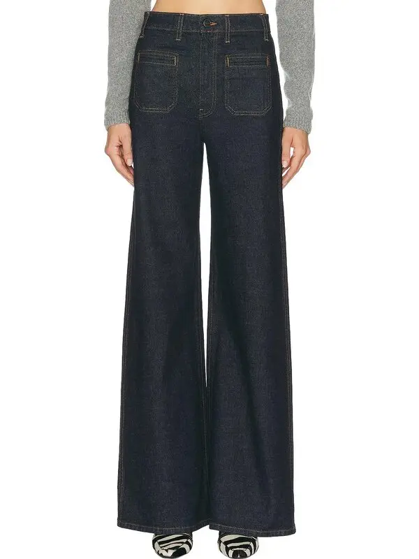 Khaite Delmonico Wide-leg Denim - Benson