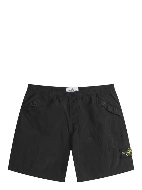Stone Island Nylon Metal Shorts - Black