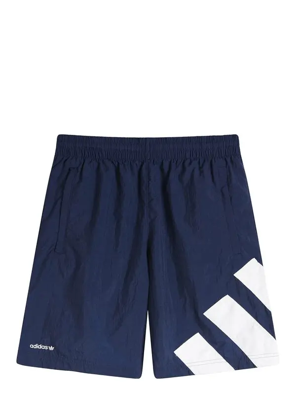 Adidas Three Bar Logo Short - Night Indigo/white