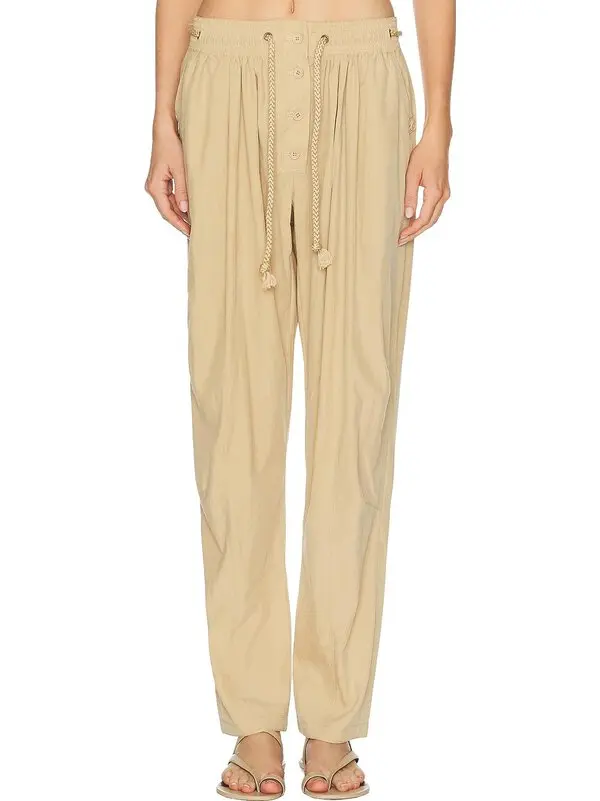 Isabel Marant Falcona Pant - Desert