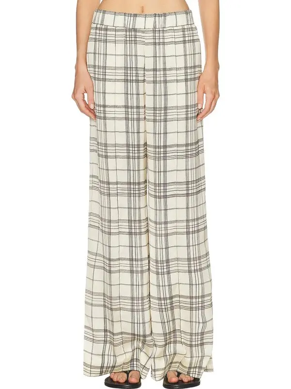 JIL SANDER Wide Leg Trouser - Cremino
