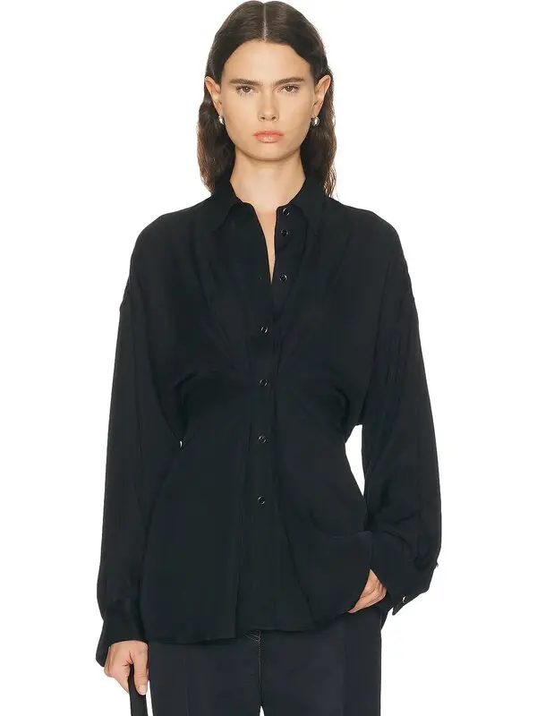Helmut Lang Cinched Shirt - Black