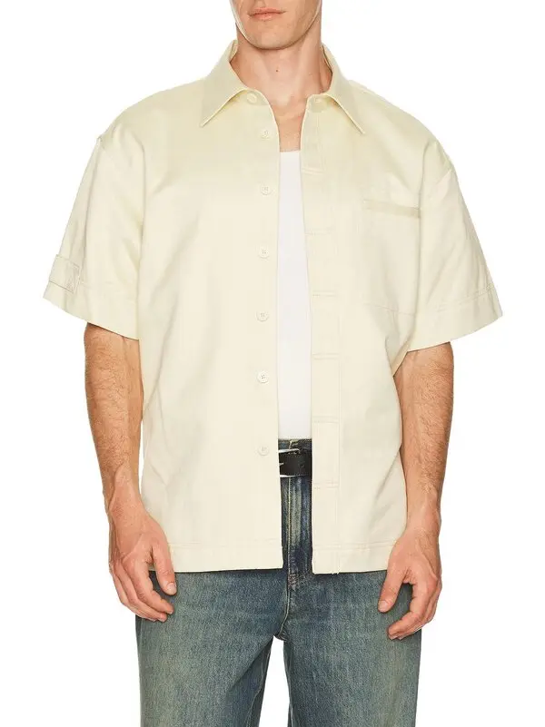 Helmut Lang Short Sleeve Loop Tape Shirt - E02