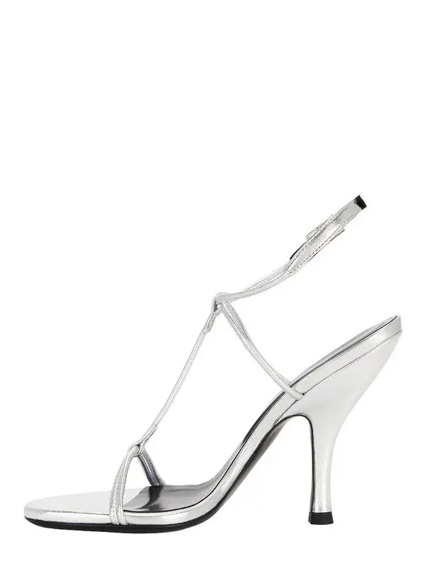 JUDE Mixer Sandal - Silver Metallic Leather