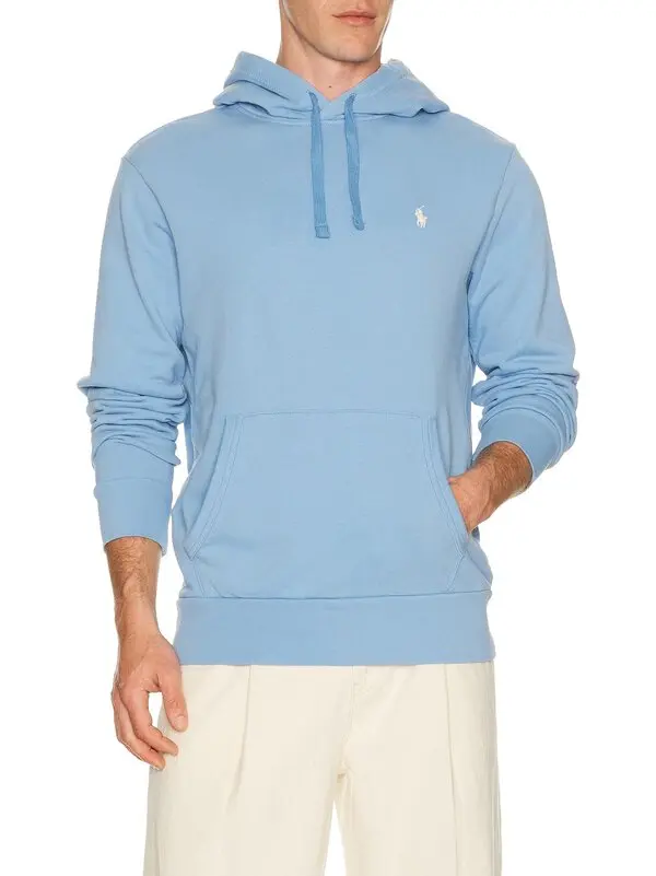 Polo Ralph Lauren Long Sleeve Loopback Terry Hoodie - Bristol Blue