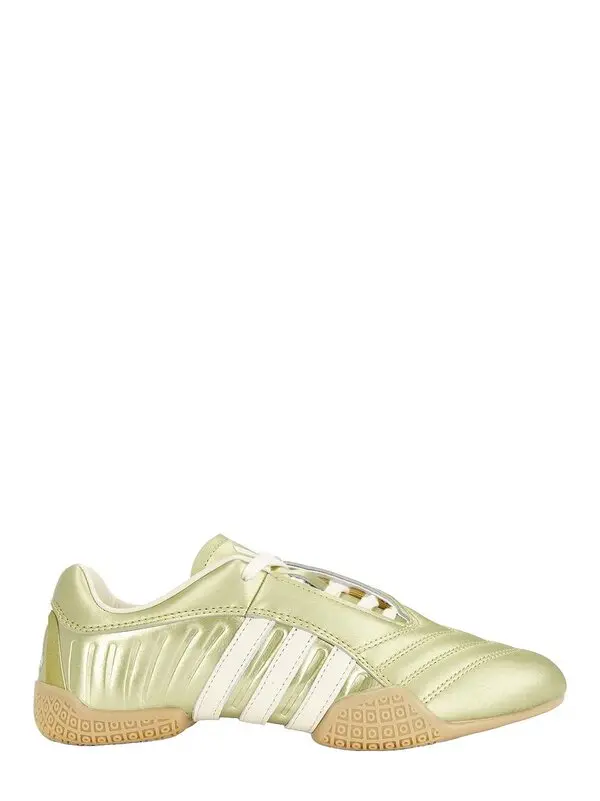 ADIDAS ORIGINALS Taekwondo Mei Elite Sneaker - Gold Metallic, Cream White, & Gum 3
