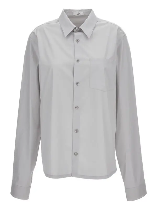 RIER Camicia In Cotone - Grey