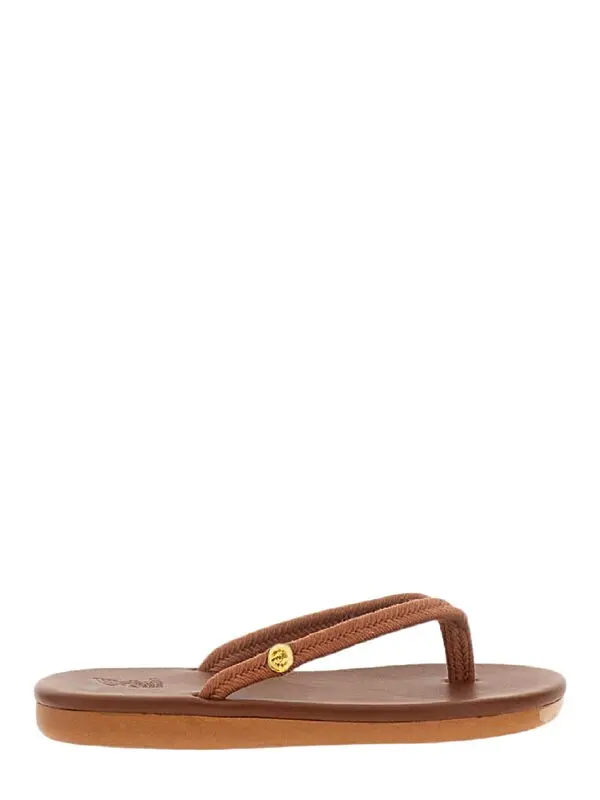 ANCIENT GREEK SANDALS Saionara Rope Flip-flops - Brown
