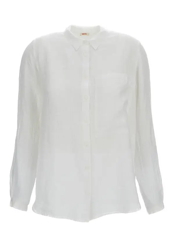 BIFFI Linen Shirt - White