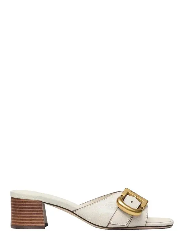 Marc Jacobs Buckle-detail Heeled Sandals - Neutrals