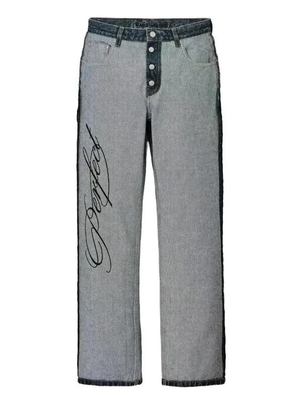 Marc Jacobs Perfect Imperfect Stripe Jeans - Grey