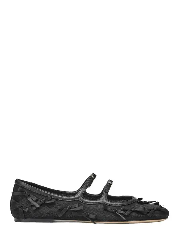 Marc Jacobs Bow-detail Ballet Flats - Black
