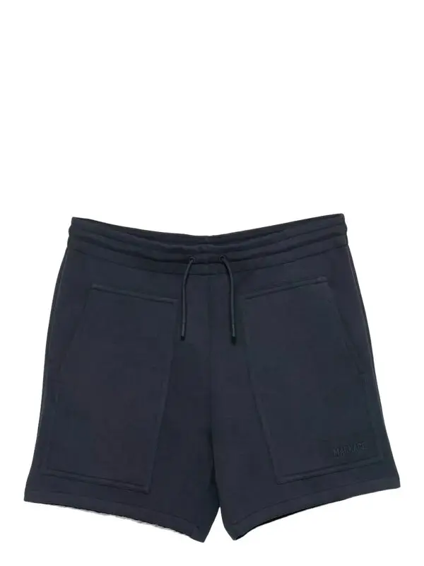 Mackage Elwood-r Patch-pocket Drawstring Shorts - Blue