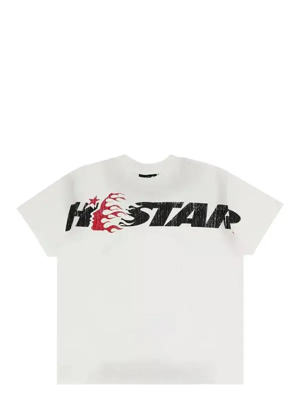HELLSTAR Cartoon Logo T-shirt - Neutrals
