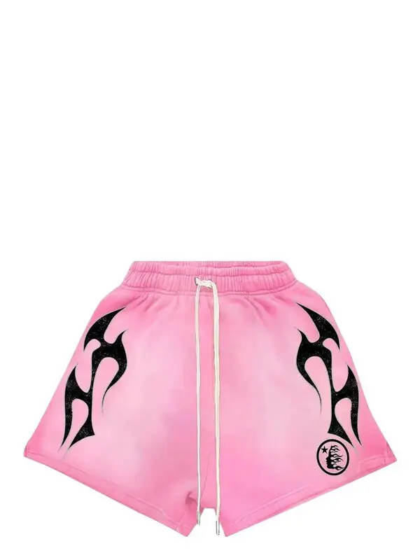 HELLSTAR Flame Shorts - Pink
