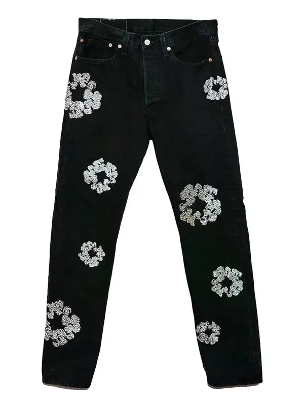 DENIM TEARS X Levi's Floral Bootcut Jeans - Black