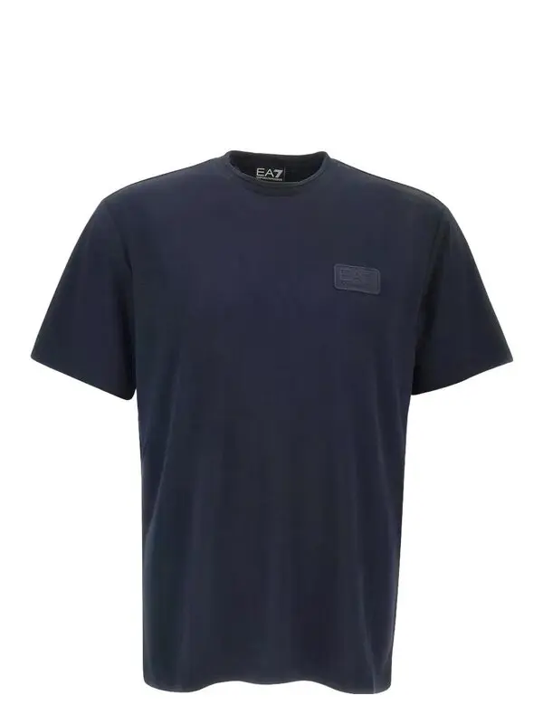 EA7 Logo Crew Neck T-shirt - Blue