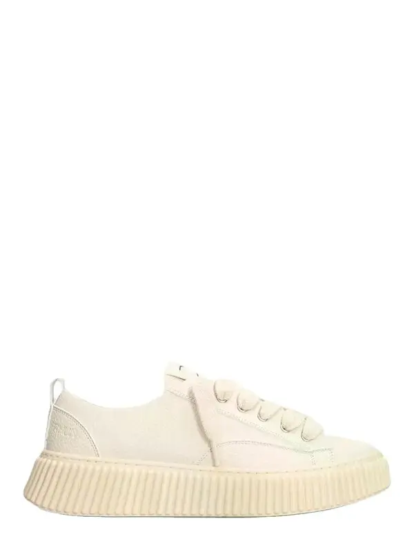 RHUN Leather Flatform Sneakers - Neutrals
