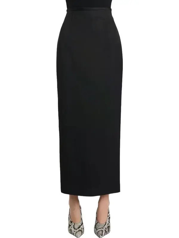 Khaite Elongated Pencil Skirt - Black