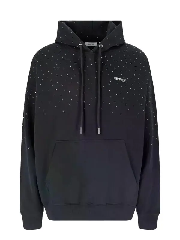 Off-White Logo-detail Hoodie - Black