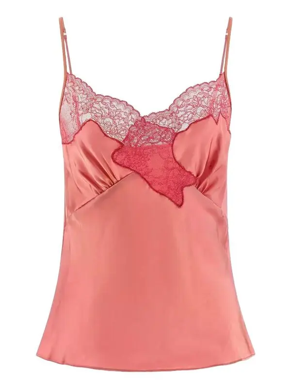 VAILLANT Lace-detailed Top - Pink
