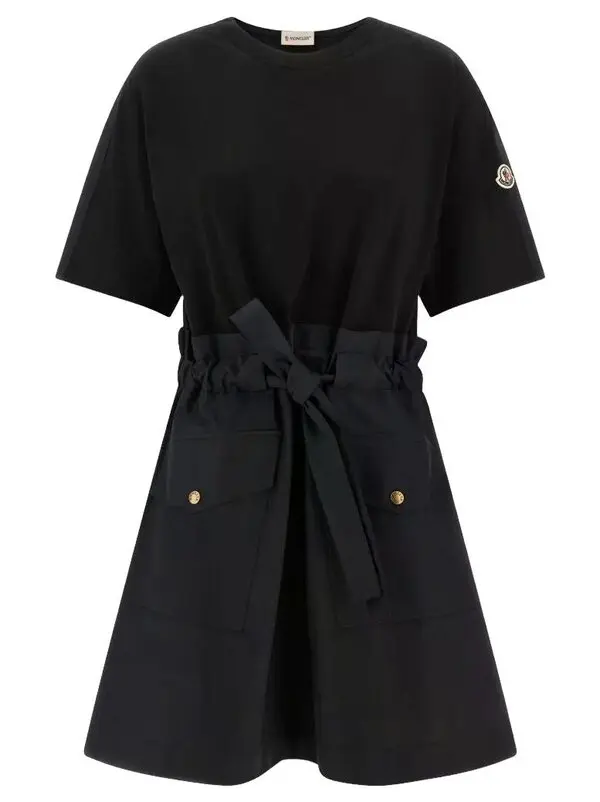 Moncler Belted Mini Dress - Black