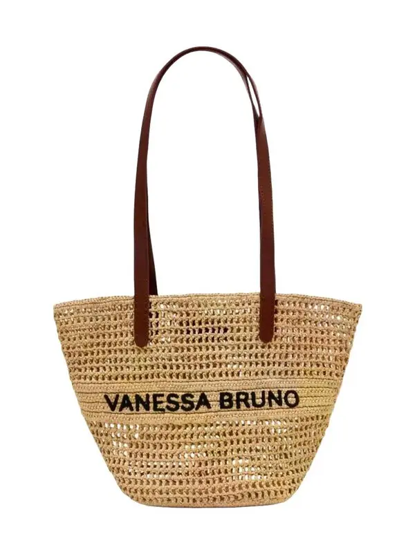 Vanessa Bruno Logo-detail Tote Bag - Neutrals