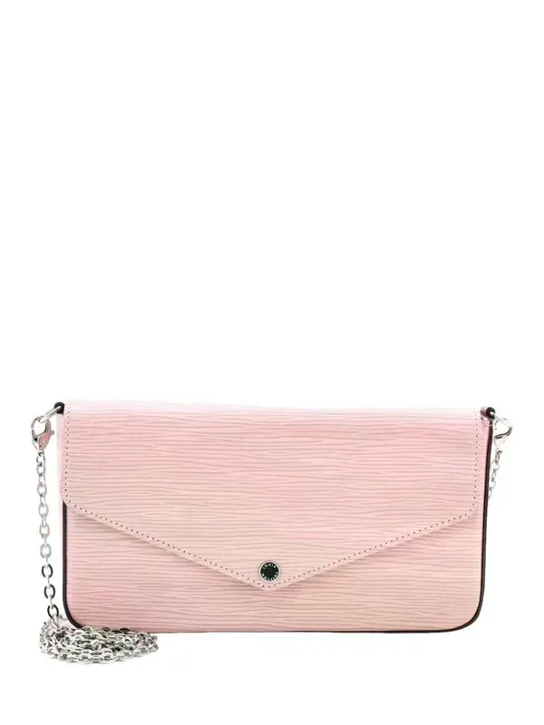 LOUIS VUITTON Felicie Pochette Epi Leather Crossbody Bag - Pink