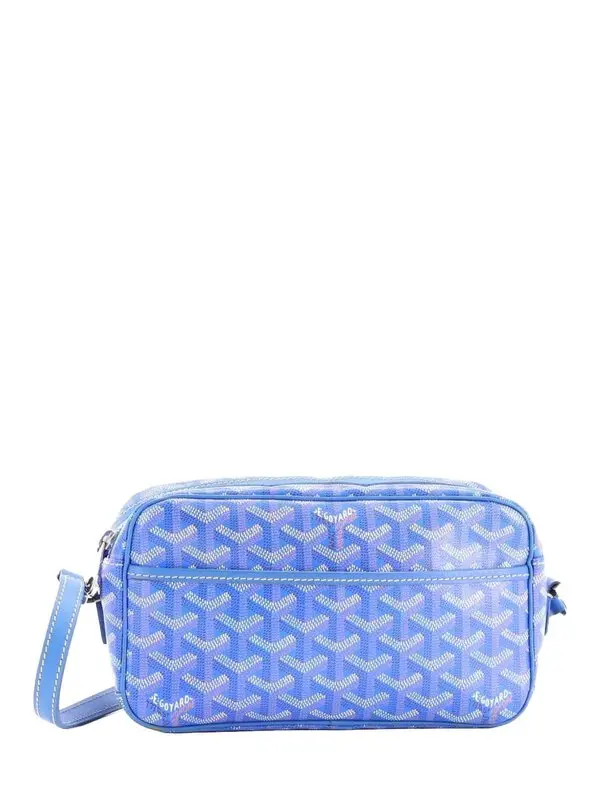 Goyard Cap Vert Coated Canvas Crossbody Bag - Blue