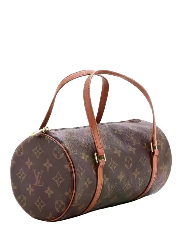 LOUIS VUITTON Papillon Handbag Monogram Canvas 26 Satchel - Brown