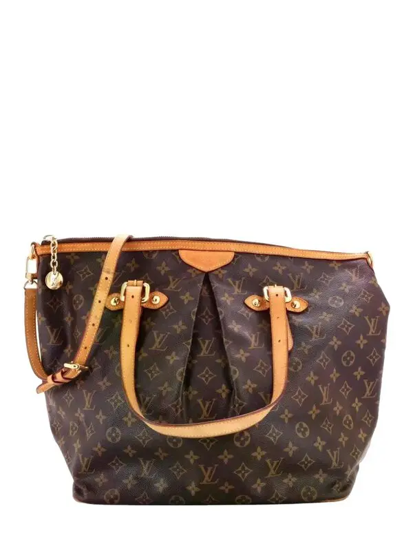 LOUIS VUITTON Palermo Handbag Monogram Canvas Gm Tote Bag - Brown