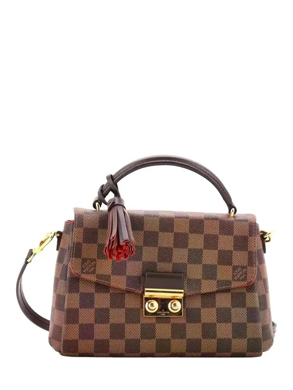 LOUIS VUITTON Croisette Handbag Damier Crossbody Bag - Brown
