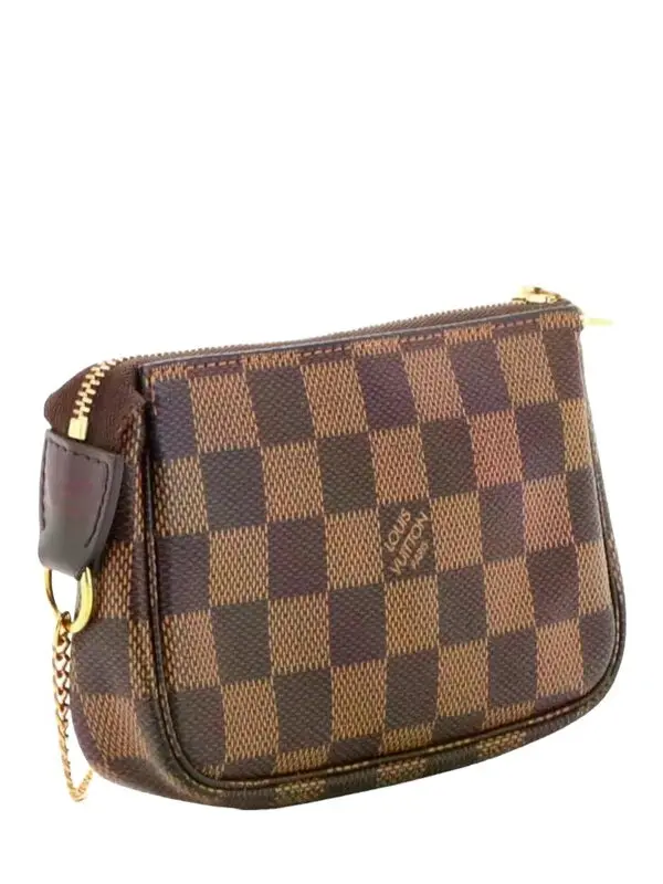 LOUIS VUITTON Pochette Accessoires Damier Clutch - Brown