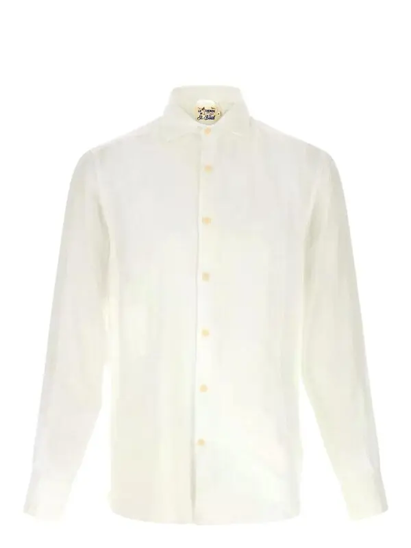MC2 SAINT BARTH Pointed-collar Shirt - White