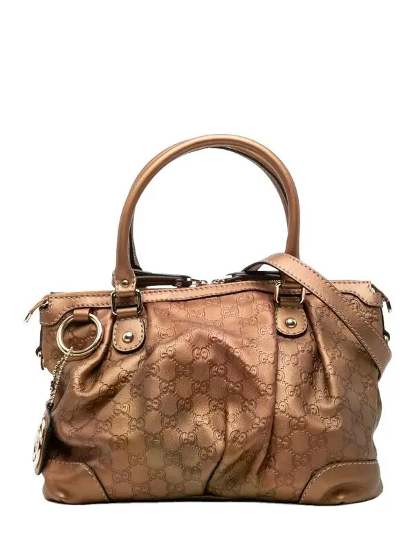 Gucci Sukey Satchel - Brown
